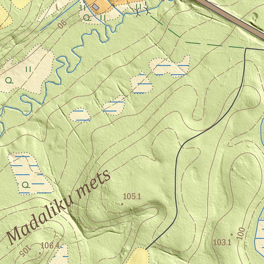 Piigaste küla, Kanepi vald Map by Maa-amet | Avenza Maps