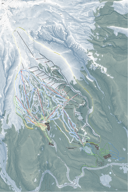 Mt Hood Meadows Resort Map By Mapsynergy Avenza Maps