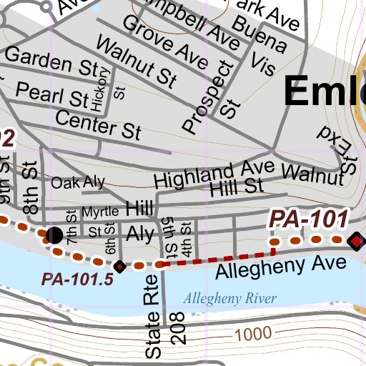NCT PA-016 Map by North Country Trail Association | Avenza Maps