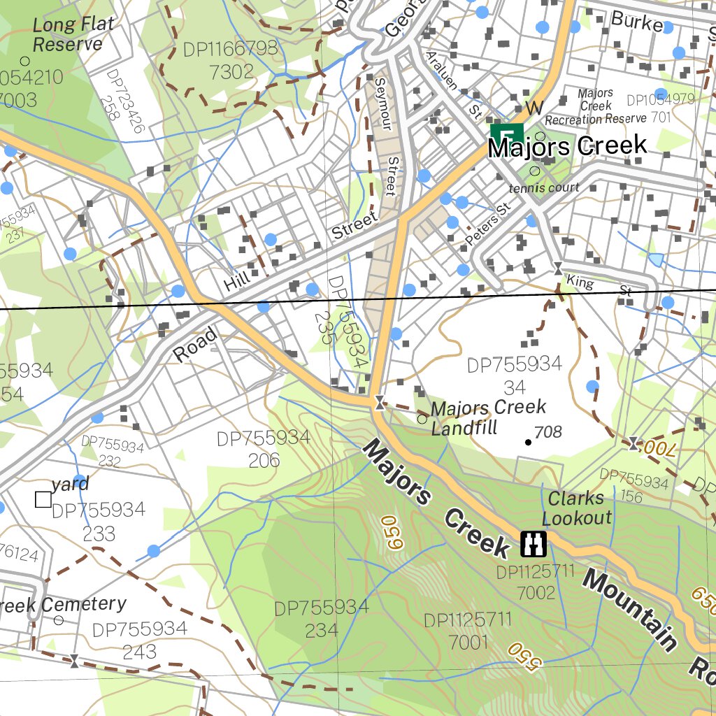 Bendoura 8826-4N Map by NSW Government Spatial Services | Avenza Maps