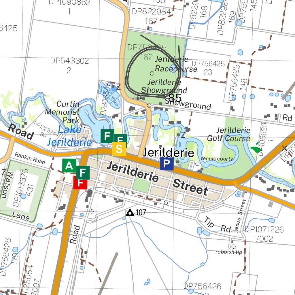 Jerilderie 8027-S Map by NSW Government Spatial Services | Avenza Maps