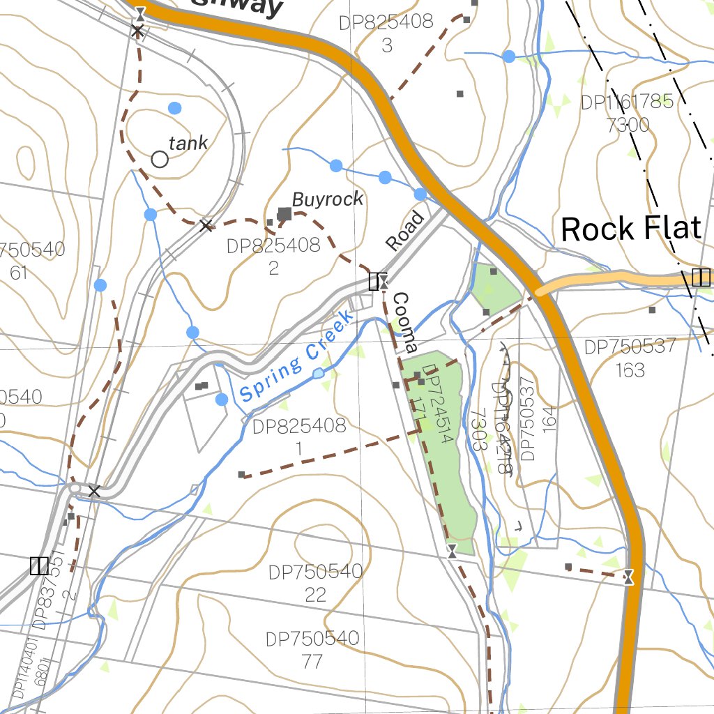 Jillimatong 8725-3N Map by NSW Government Spatial Services | Avenza Maps