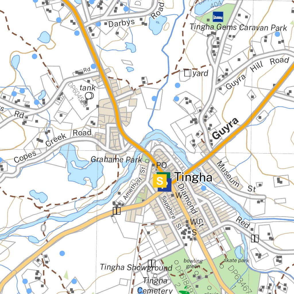 Tingha 9138-3S Map by NSW Government Spatial Services | Avenza Maps