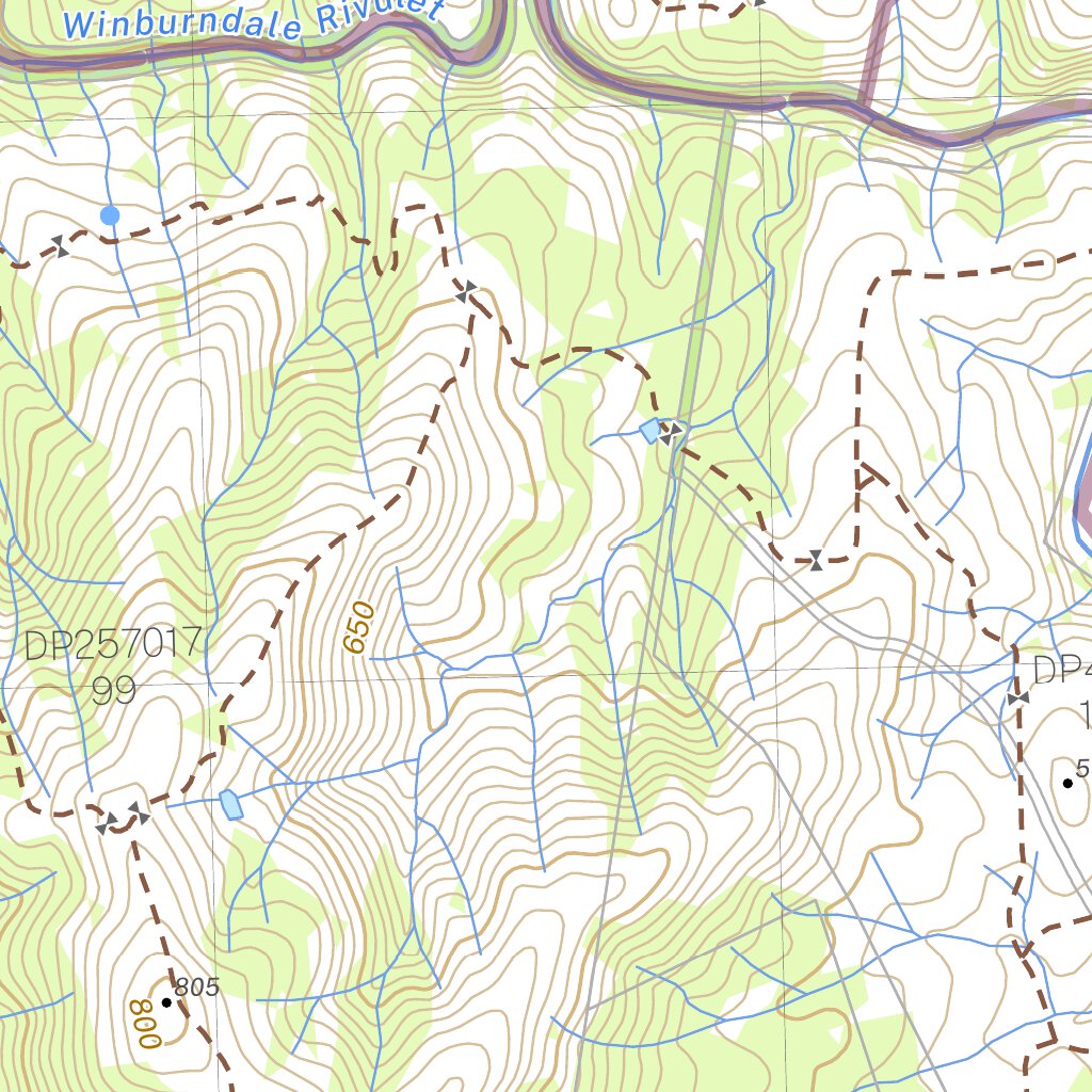 Wattle Flat 8831-4S Map by NSW Government Spatial Services | Avenza Maps