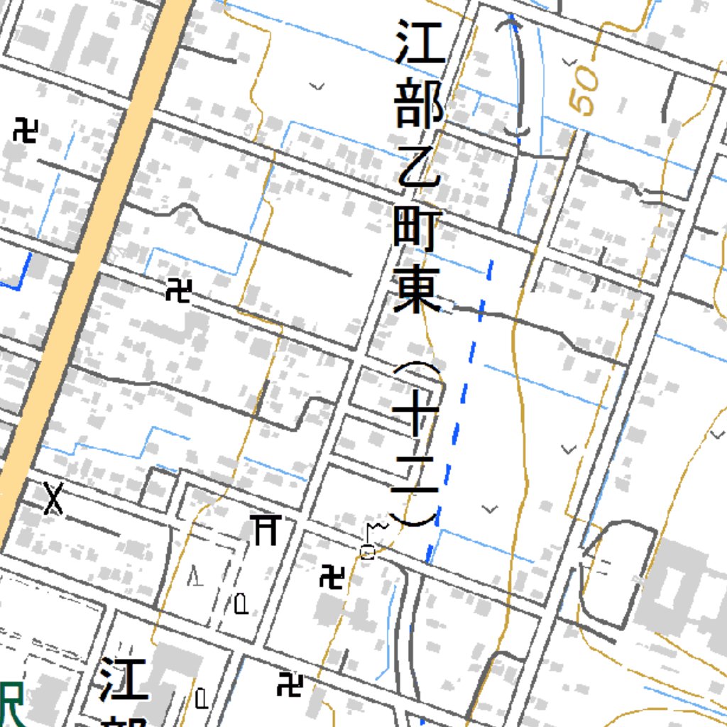 654137 江部乙 地形図 Map by Pacific Spatial Solutions, Inc. | Avenza Maps