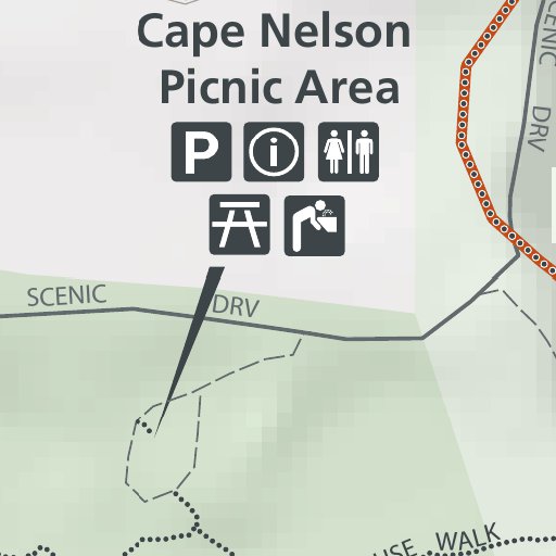 Cape Nelson State Park Visitor Guide Map by Parks Victoria | Avenza Maps