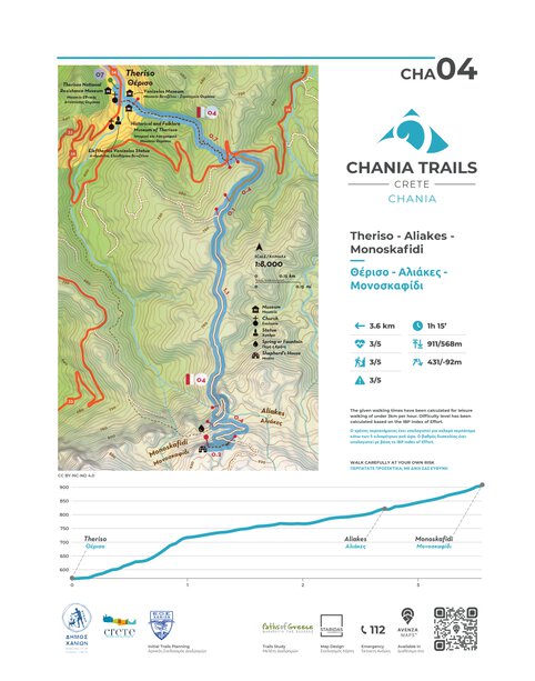 CHANIA TRAILS - 04 Map by Paths of Greece | Avenza Maps