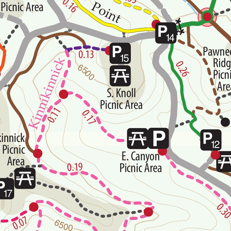 Palmer Park Trail Map (Colorado Springs, Colorado) by Pocket Pals Trail Maps | Avenza Maps