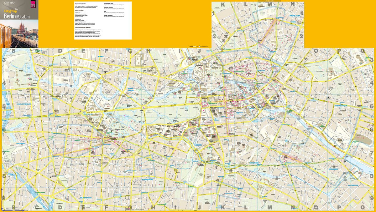 Citymap Berlin PLUS 2019 Map by Reise Know-How Verlag Peter Rump GmbH | Avenza Maps
