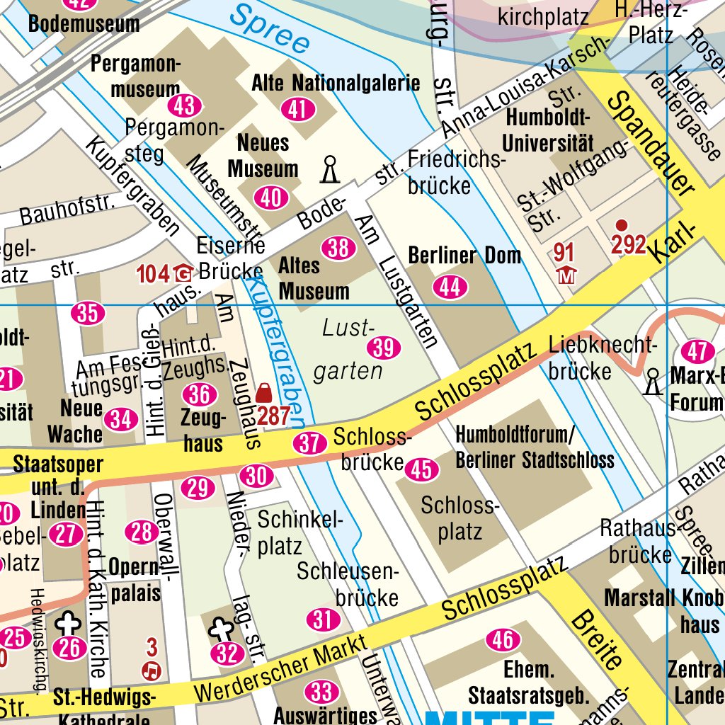 Citymap Berlin PLUS 2019 Map by Reise Know-How Verlag Peter Rump GmbH | Avenza Maps