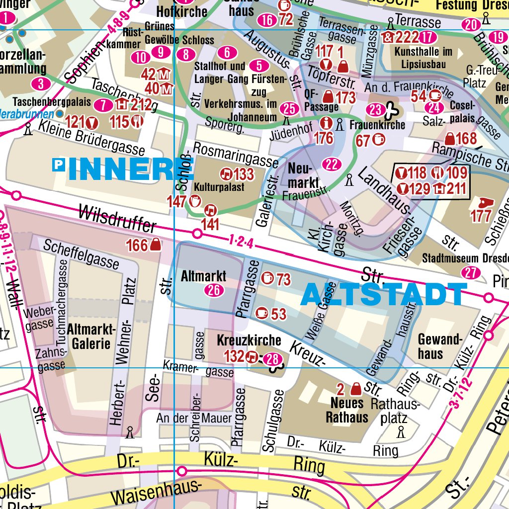 Citymap Dresden PLUS 2018 Map by Reise Know-How Verlag Peter Rump GmbH | Avenza Maps