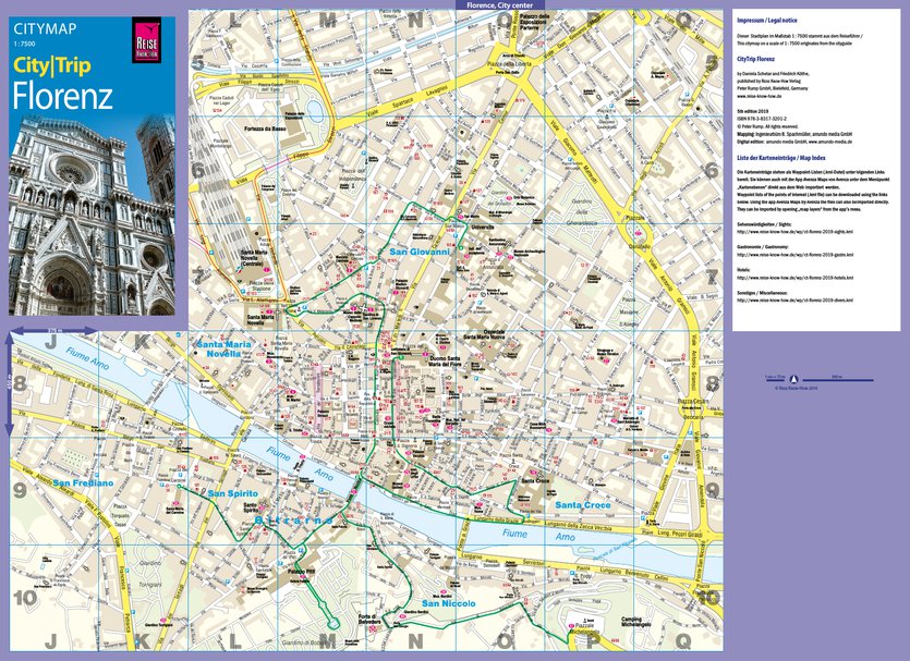 Citymap Florence 2019 Map by Reise Know-How Verlag Peter Rump GmbH | Avenza Maps