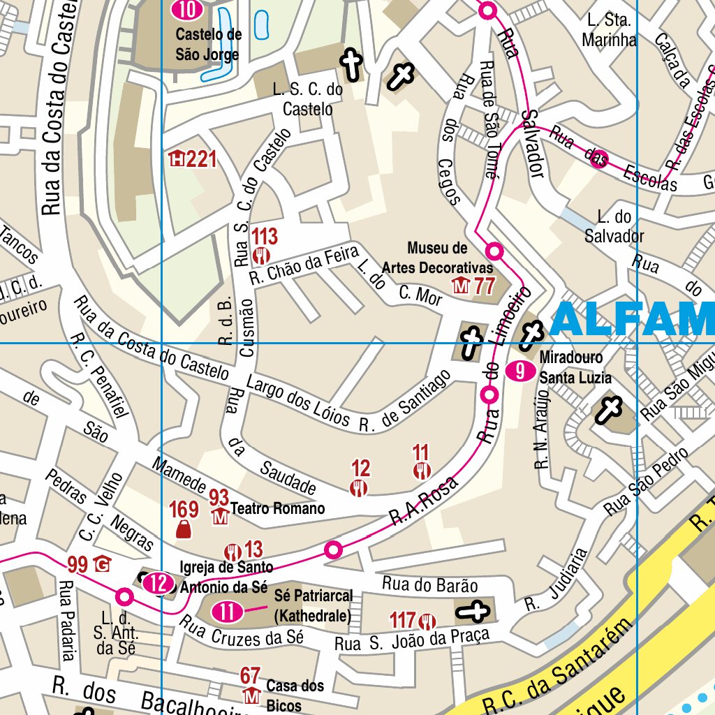 Citymap Lisbon PLUS 2019 Map by Reise Know-How Verlag Peter Rump GmbH | Avenza Maps