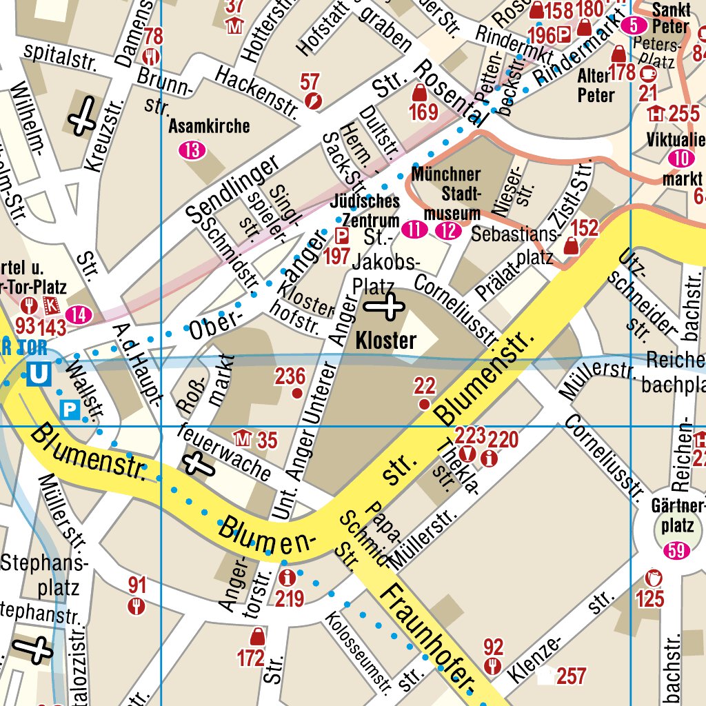 Citymap Munich PLUS 2020 Map by Reise Know-How Verlag Peter Rump GmbH | Avenza Maps
