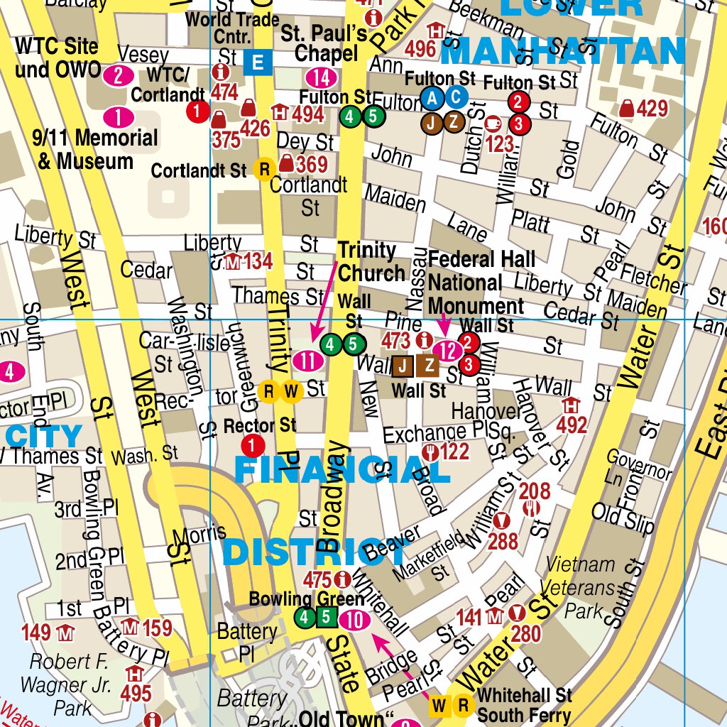 Citymap New York Plus 2019 Map by Reise Know-How Verlag Peter Rump GmbH | Avenza Maps