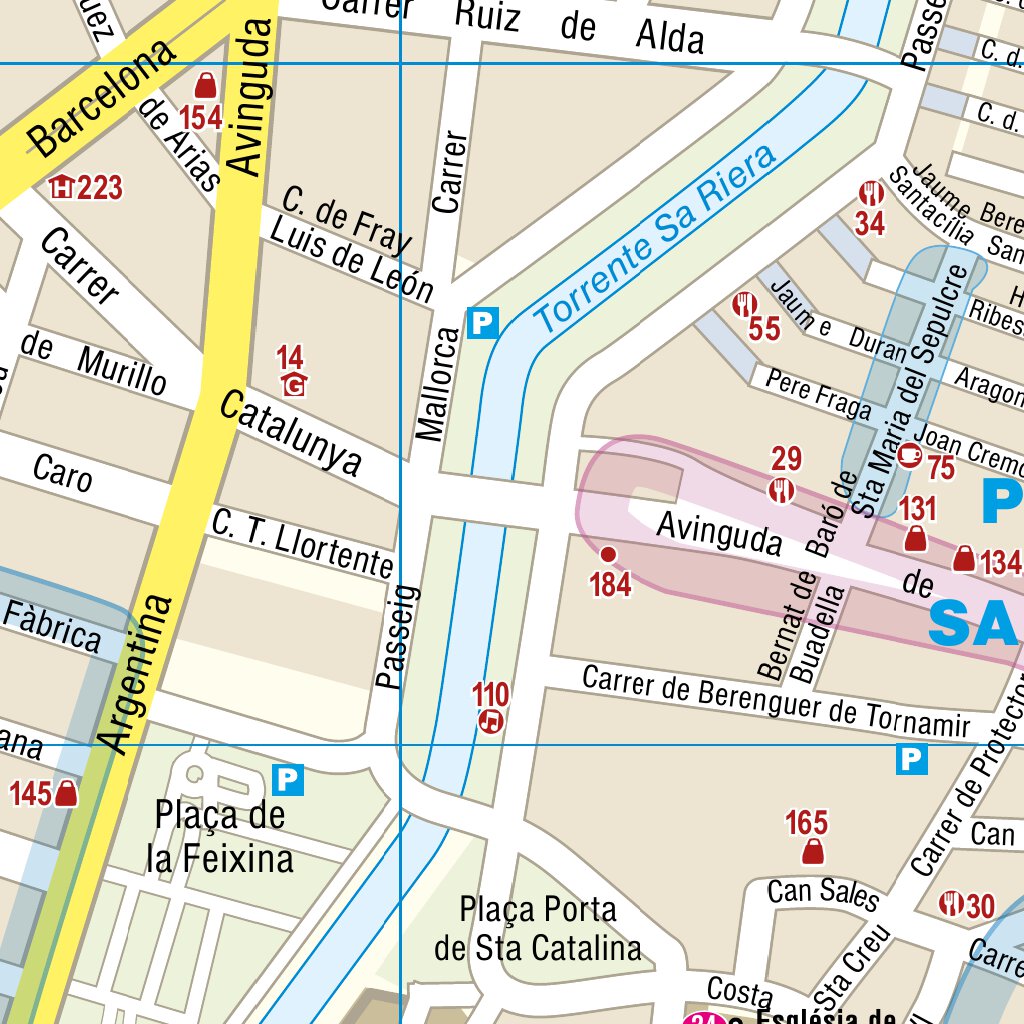 Citymap Palma de Mallorca 2019 Map by Reise Know-How Verlag Peter Rump GmbH | Avenza Maps