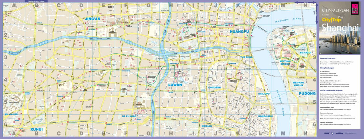 Citymap Shanghai Plus 2019 Map by Reise Know-How Verlag Peter Rump GmbH | Avenza Maps
