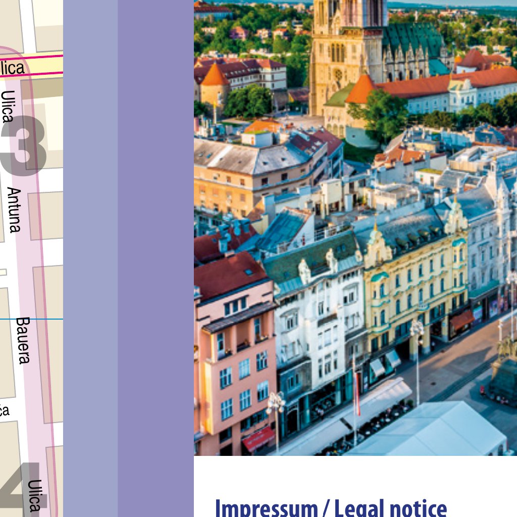 Citymap Zagreb 2019 Map by Reise Know-How Verlag Peter Rump GmbH | Avenza Maps