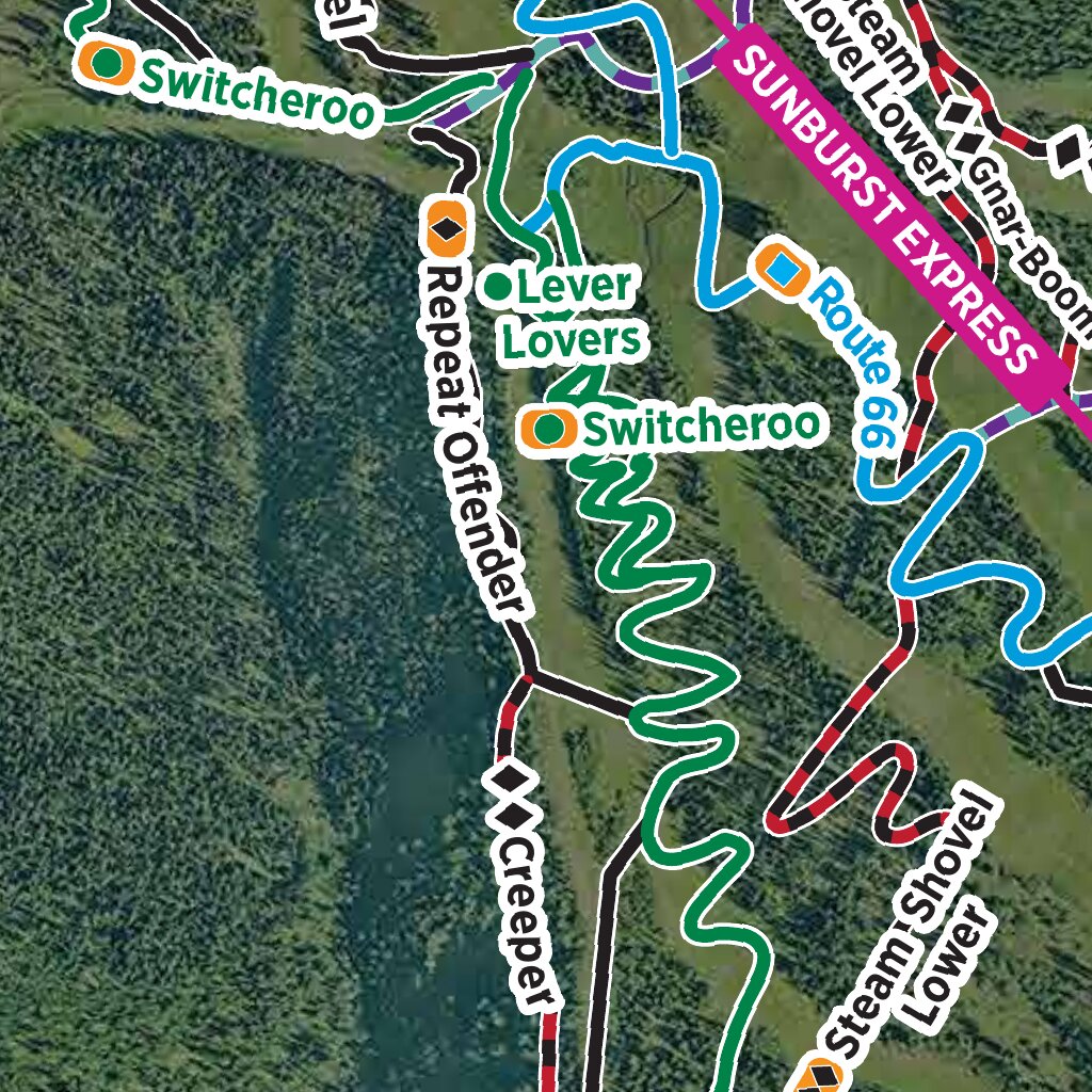 Sun Peaks MTB Trails Map by Shuksan Geomatics | Avenza Maps