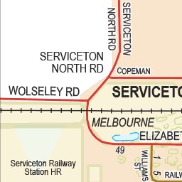 Serviceton - Spatial Vision's VicMap Book (South West Edition 8, 2024) Map by Spatial Vision ...