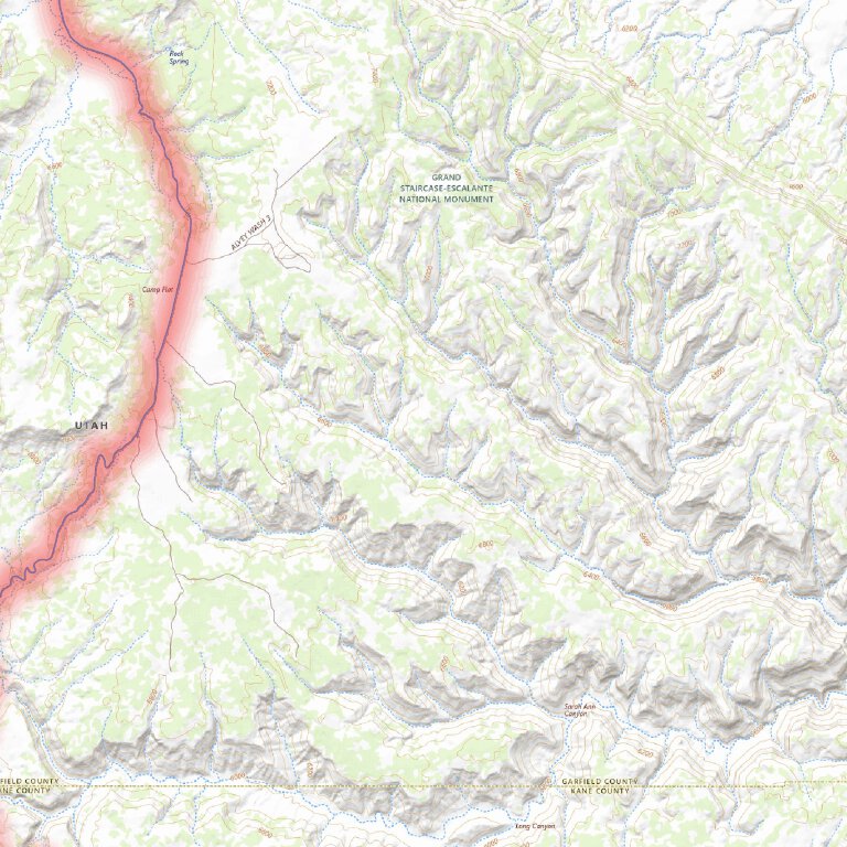 Escalante -Big Water Loop - Esscalante Garfiled CO UT Map by Trusted Trail Maps Inc. | Avenza Maps
