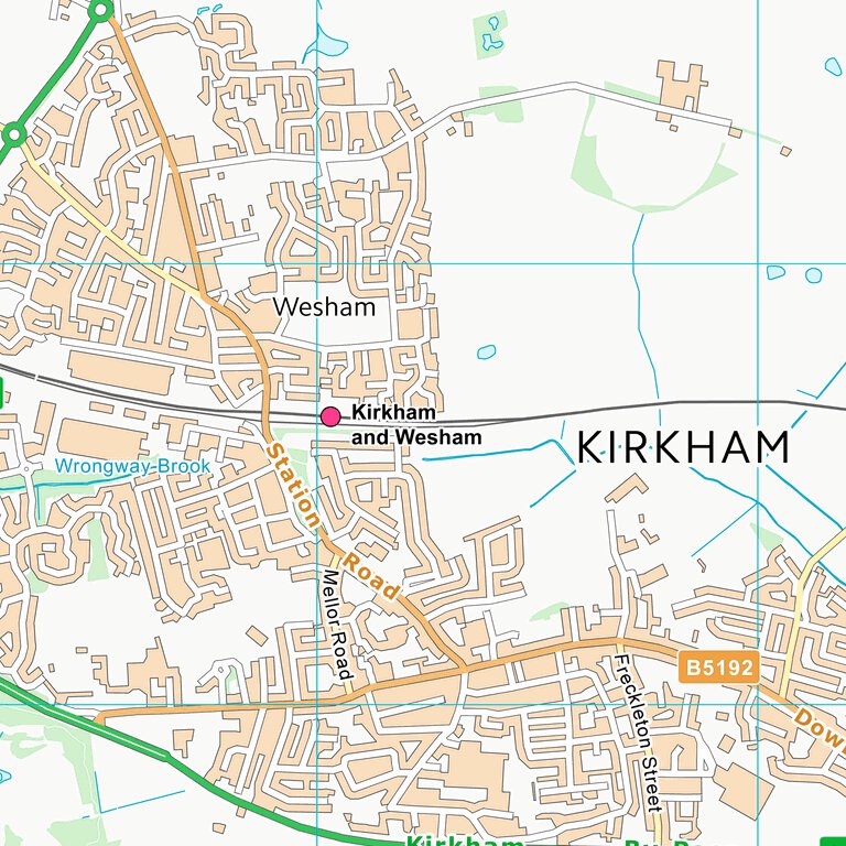 Fylde District (B) (SD43) Map by UK Topographic Maps | Avenza Maps
