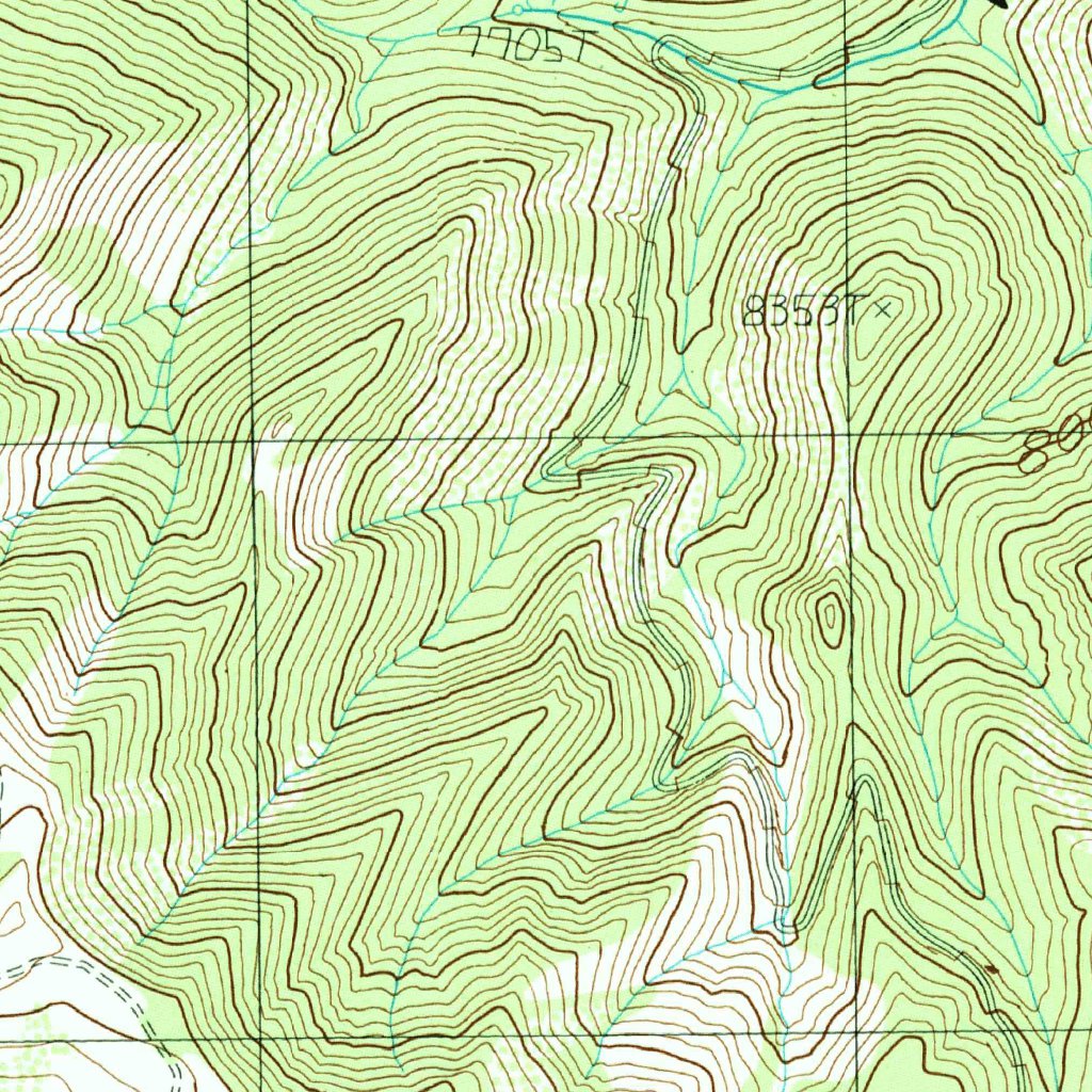 Beehive Peak, UT (1986, 24000-Scale) Map by United States Geological ...