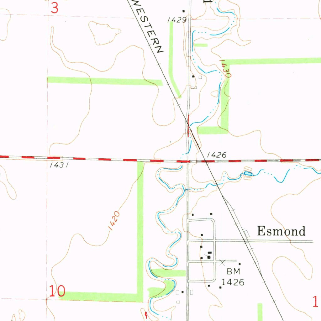 Iroquois, SD (1971, 24000-Scale) Map by United States Geological Survey ...