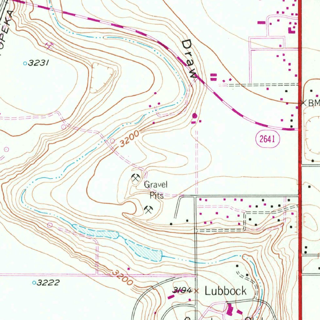 New Deal, TX (1956, 24000-Scale) Map by United States Geological Survey ...