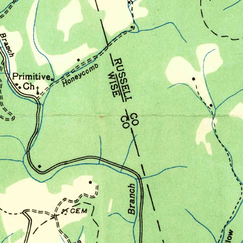 Saint Paul, VA (1935, 24000-Scale) Map by United States Geological ...
