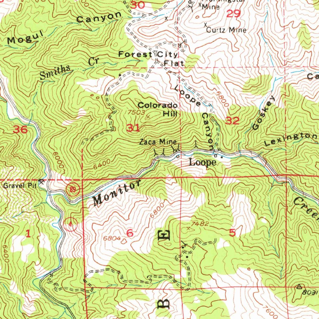 Topaz Lake, CA-NV (1956, 62500-Scale) Map by United States Geological ...