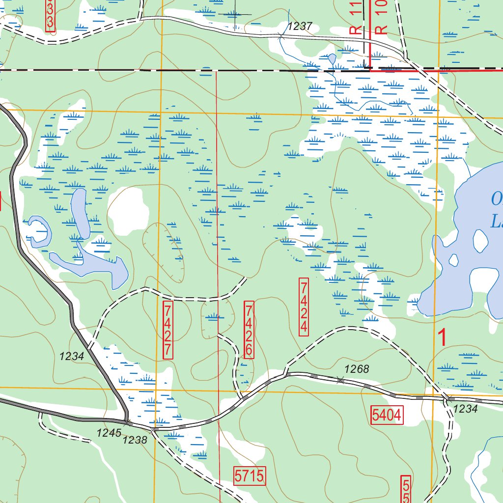 Axin, MI FSTopo Legacy Map by US Forest Service - Topo | Avenza Maps