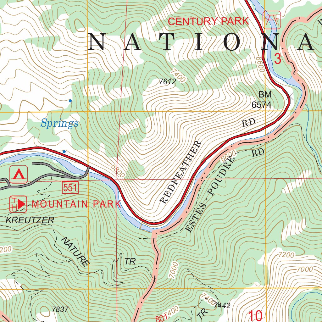Big Narrows, CO FSTopo Legacy Map by US Forest Service - Topo | Avenza Maps