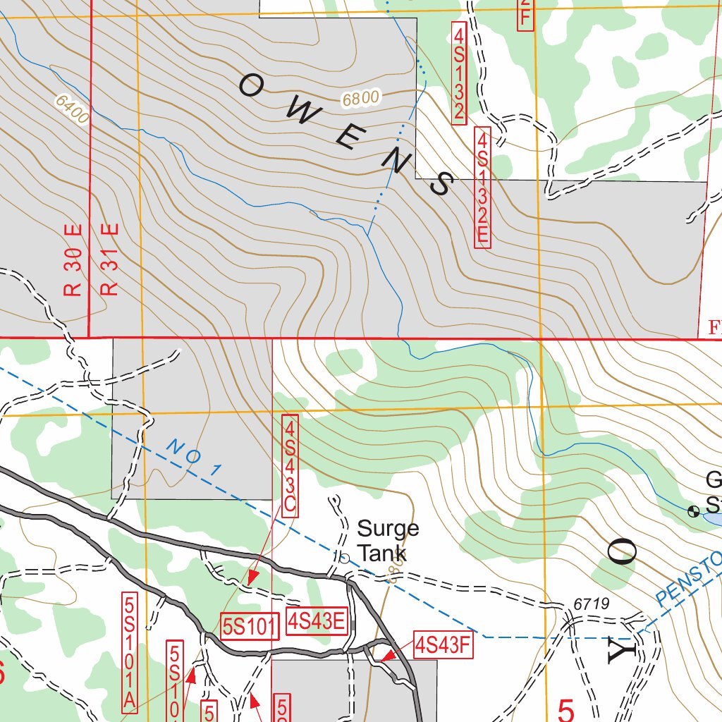 Casa Diablo Mountain, CA FSTopo Legacy Map by US Forest Service - Topo | Avenza Maps