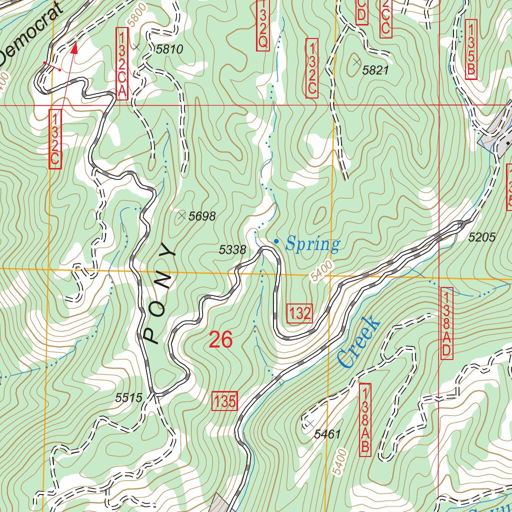 Cayuse Point, ID FSTopo Legacy Map by US Forest Service - Topo | Avenza Maps
