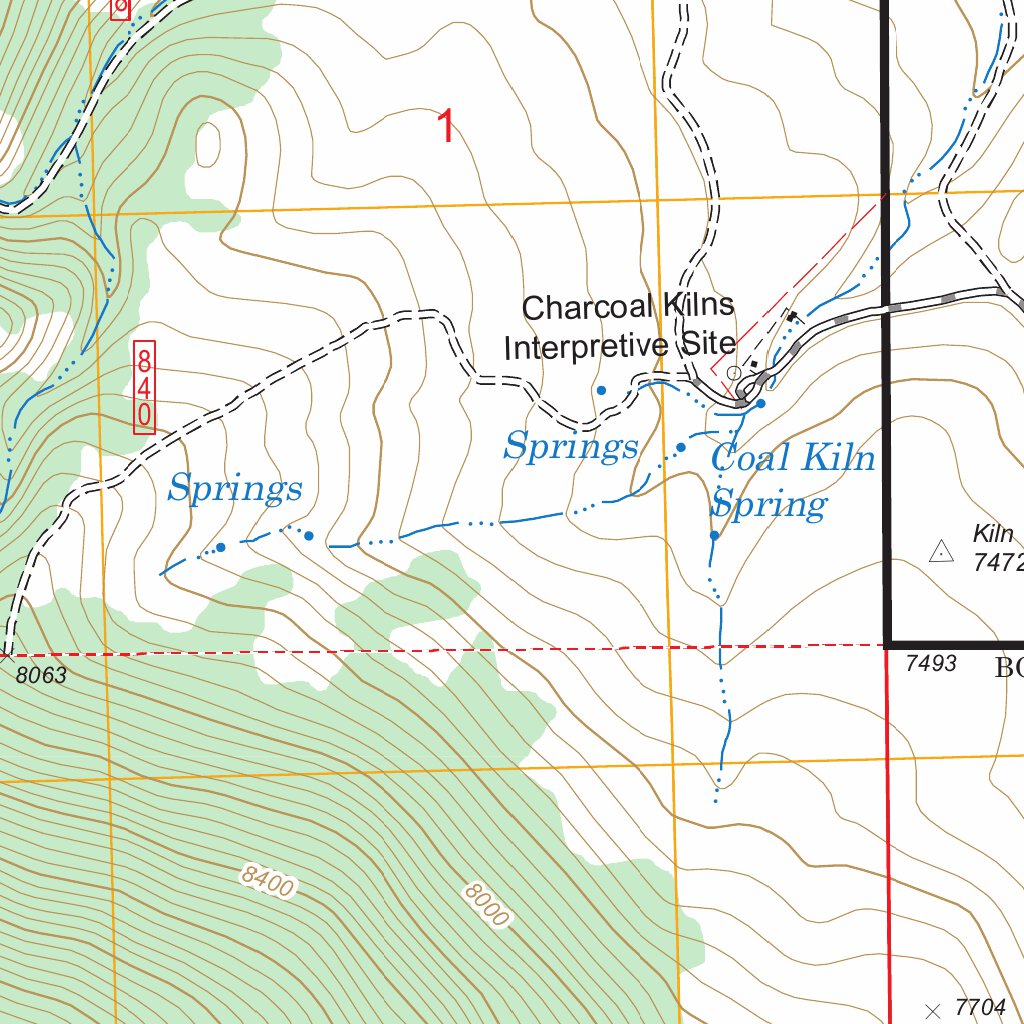 Coal Kiln Canyon, ID FSTopo Legacy Map by US Forest Service - Topo ...