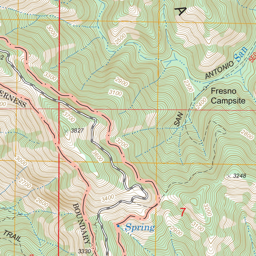 Cone Peak, CA FSTopo Legacy Map by US Forest Service - Topo | Avenza Maps