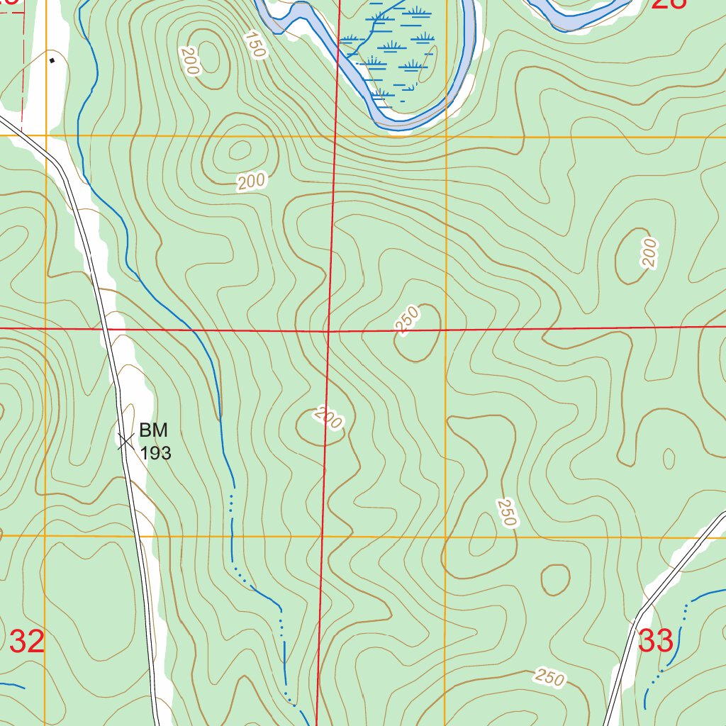 Dixie, AL FSTopo Legacy Map by US Forest Service - Topo | Avenza Maps
