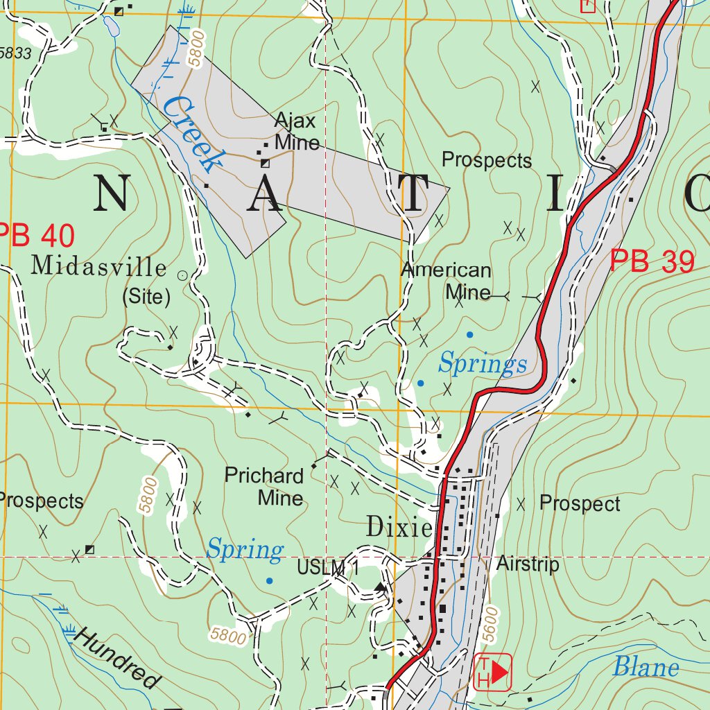 Dixie, ID FSTopo Legacy Map by US Forest Service - Topo | Avenza Maps