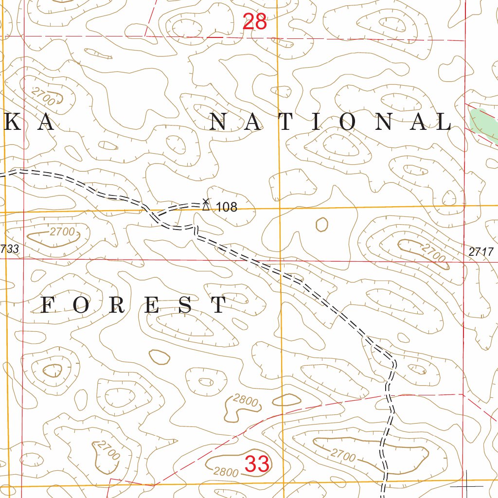 Dunning SW, NE FSTopo Legacy Map by US Forest Service - Topo | Avenza Maps