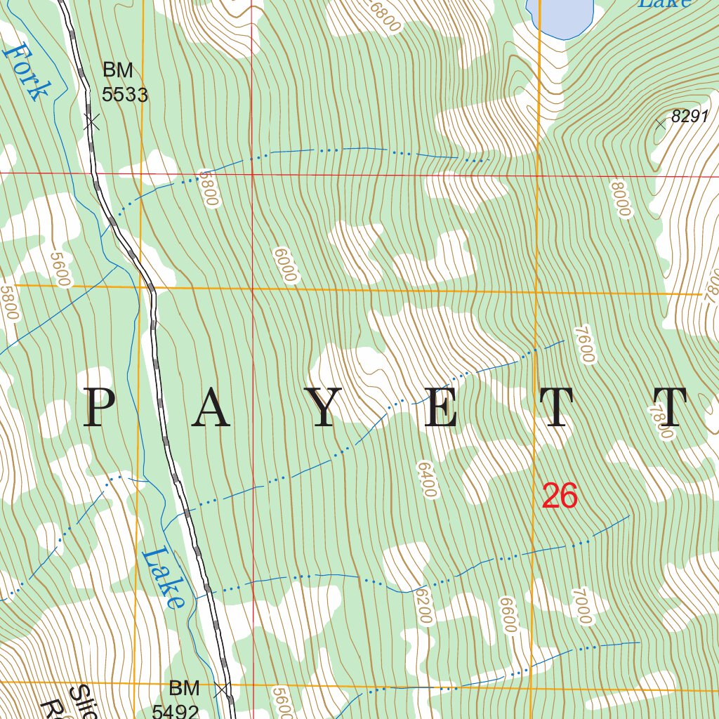 Fitsum Summit, ID FSTopo Legacy Map by US Forest Service - Topo | Avenza Maps