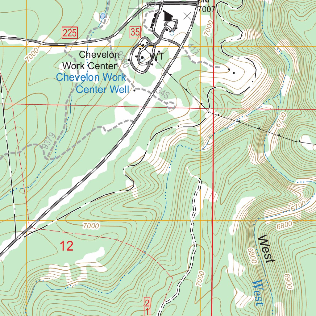 Grama Draw, AZ FSTopo Legacy Map by US Forest Service - Topo | Avenza Maps