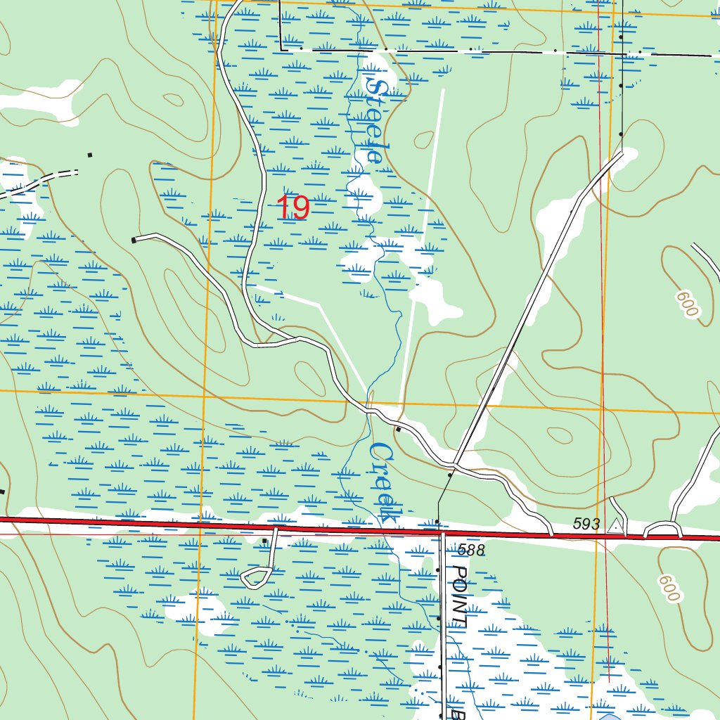 Hessel, MI FSTopo Legacy Map by US Forest Service - Topo | Avenza Maps