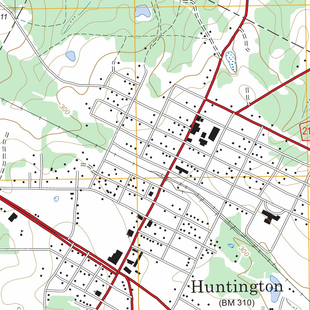 Huntington, TX FSTopo Legacy Map by US Forest Service - Topo | Avenza Maps