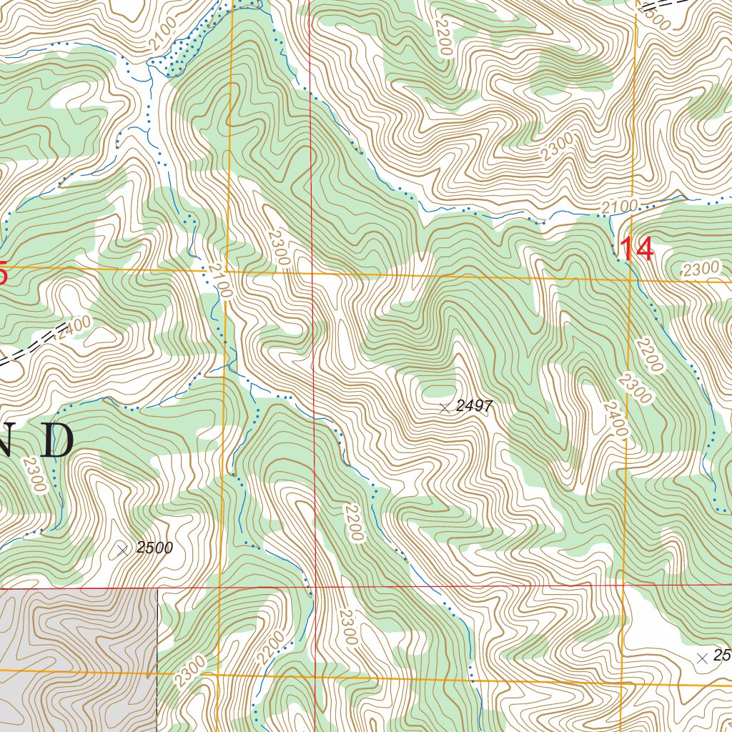 Long X Divide, ND FSTopo Legacy Map by US Forest Service - Topo | Avenza Maps