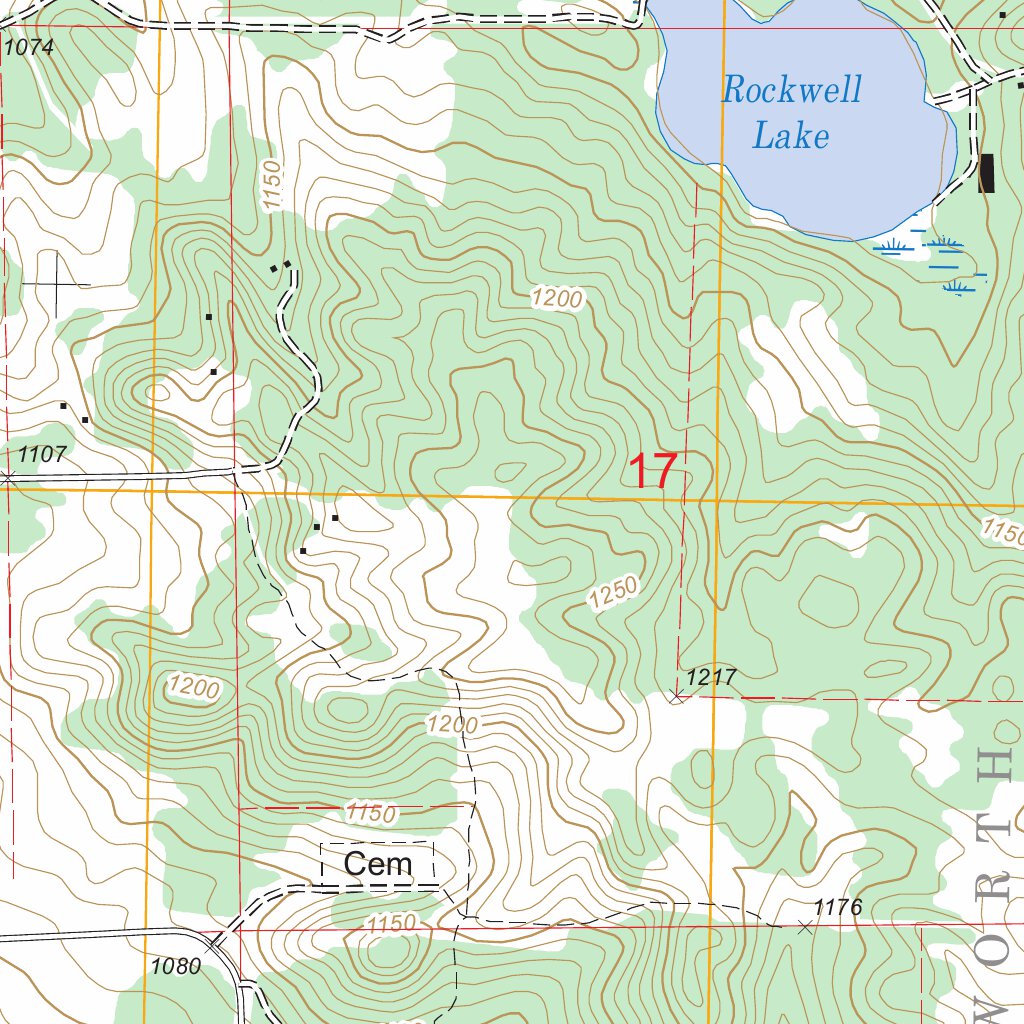 Luther, MI FSTopo Legacy Map by US Forest Service - Topo | Avenza Maps