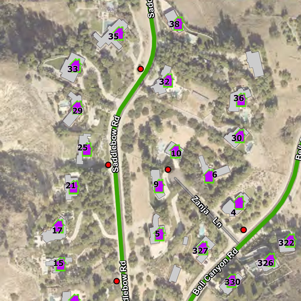 Bell Cyn Wildland Preplan Map by Ventura County Fire Department | Avenza Maps