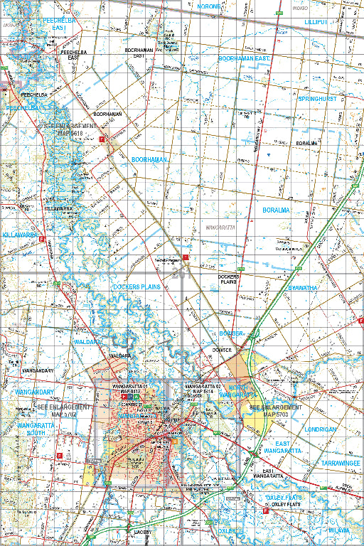 Map 261 - Spatial Vision's Vicmap Book (North East Edition 8, 2025) - 100K Series by Veris ...