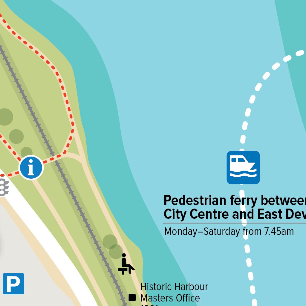 Devonport City Centre Map by Visualvoice | Avenza Maps