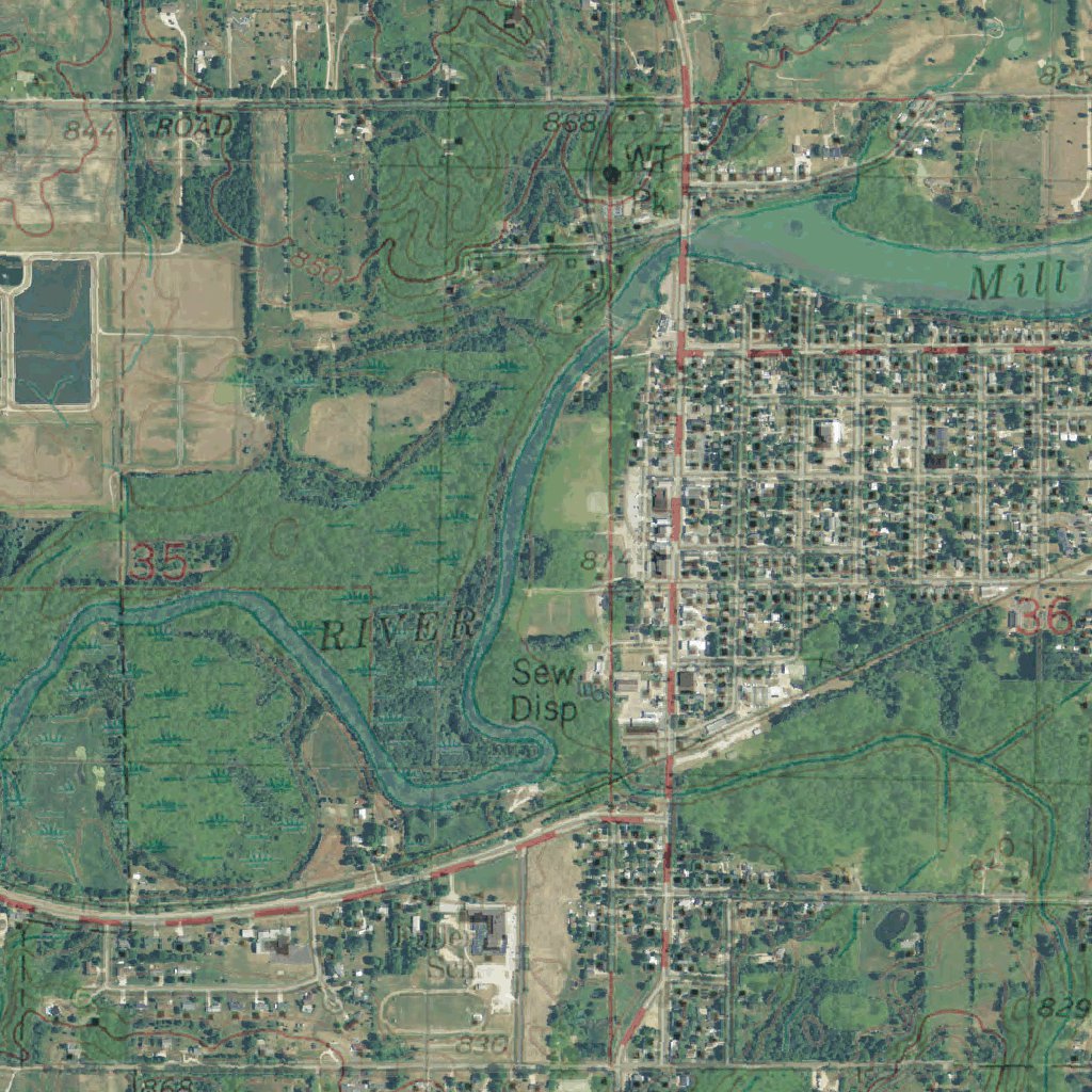 MI-Nashville: GeoChange 1976-2012 Map by Western Michigan University | Avenza Maps